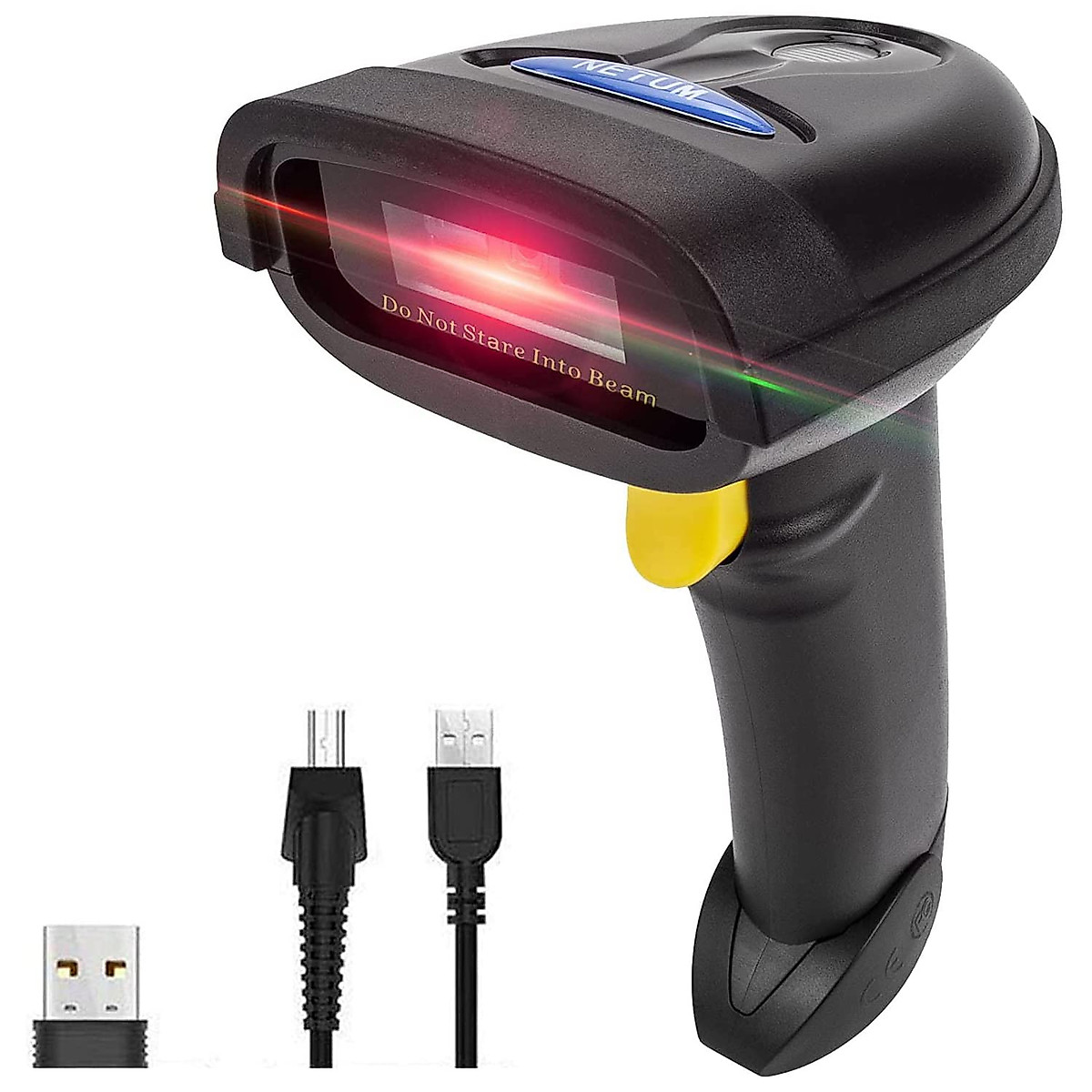 NETUM 2D Barcode Scanner, Compatible with 2.4G Wireless & Bluetooth & USB Wired Connection, Connect Smart Phone, Tablet, PC, 1D Bar Code Reader Work for QR PDF417 Data Matrix NT-1228BL
