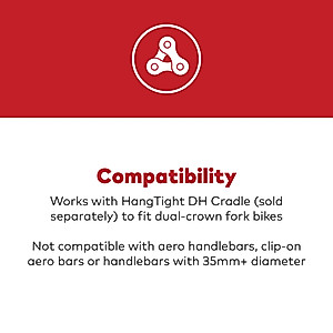 Yakima Versatile HangTight 4 Vertical Hanging Hitch Steel Bike Rack for 2 Inch Hitch Receivers with Fully Padded Cradles and Tilting Design, Black