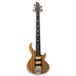 Fretless 5 String Electric Bass Guitar Millettia Laurentii+Okoume body