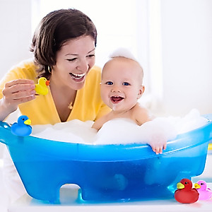 60 Pcs You've Been Shunned Cards with Rubber Ducks and Strings Small Rubber Duckies with Duck Card Tags Mini Rubber Ducks Bulk for Car Street Toy Party Game Decor Assorted Colors (Simple Style, Paper)