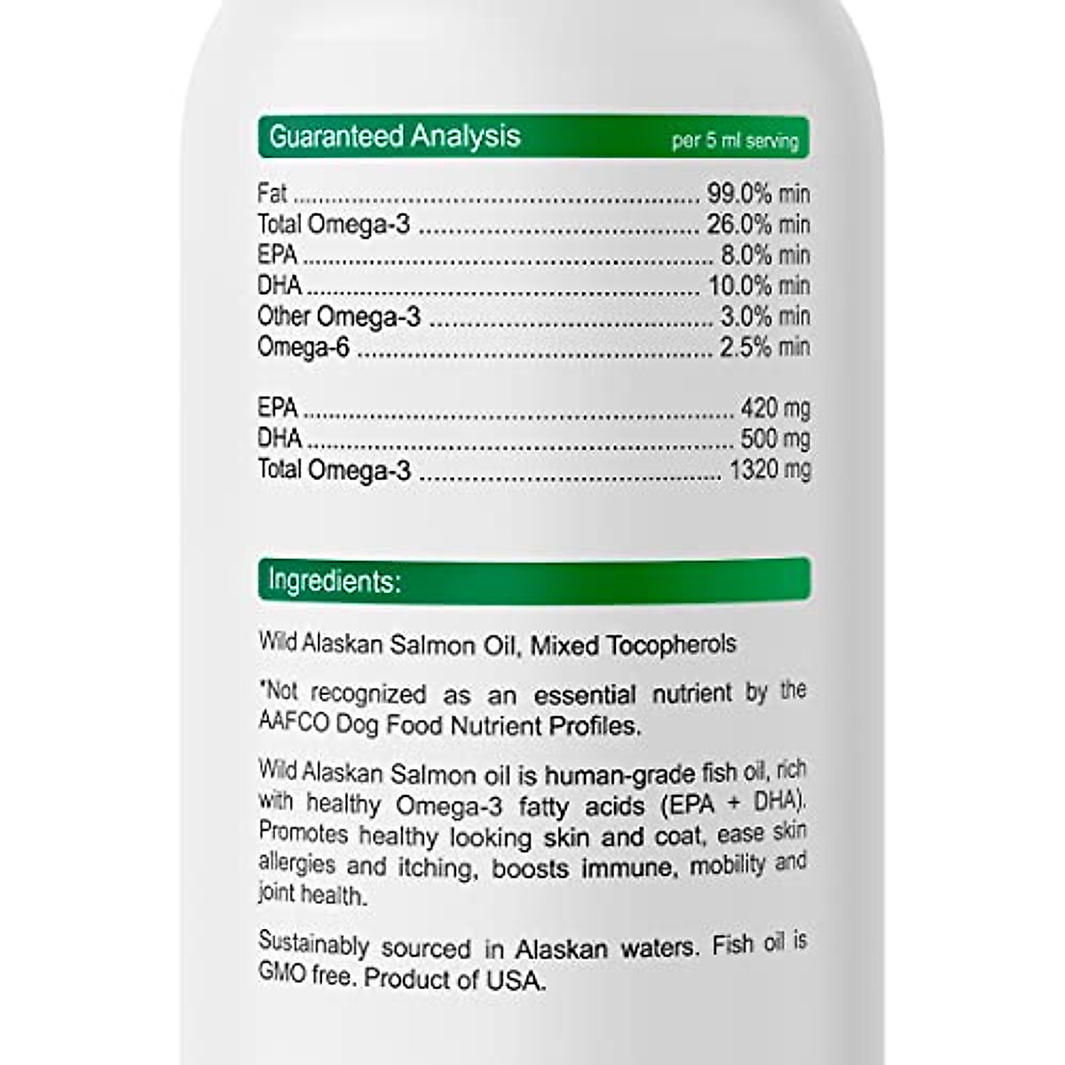Bark&Spark Salmon Oil for Dogs & Cats - Natural Omega-3 Fish Oil for Dogs - Skin & Coat Support - Liquid Food Supplement for Pets - EPA+DHA Fatty Acids for Joint Function, Immune & Heart Health 32oz