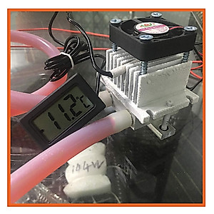 KOOBOOK 1Set 12V Thermoelectric Peltier Cooler Refrigeration Cooling Fan System Heatsink DIY Kit