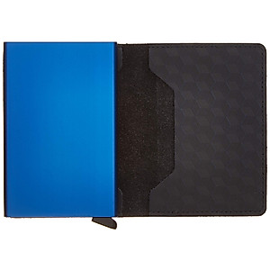SECRID Slim Wallet Optical Black Leather Wallet (Optical Black)