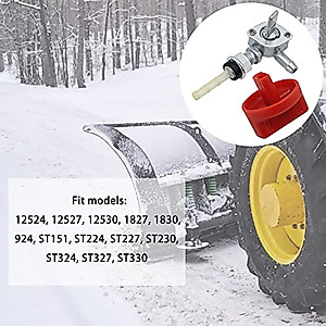 YESHINDA 532429234 20001436 Fuel Shut Off Valve Compatible for Husqvarna Ariens Snow Blower 12524 12527 12530 1827 1830 924 ST151 ST224 ST227 ST230 ST324 ST327 ST330