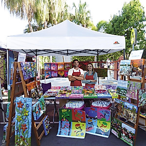 SCOCANOPY Pop Up Canopy Replacement Canopy Top,Canopy Cover ONLY,Bonus 4 Pack Weight Bag (10x10 White)