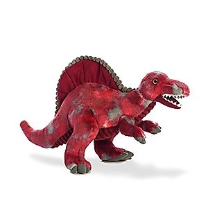 Aurora® Ferocious Dinos & Dragons Spinosaurus Stuffed Animal - Prehistoric Fun - Cuddly Companions - Red 17.5 Inches