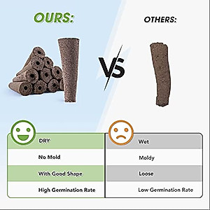 ZMHOO 30 Pack Grow Sponges for Aerogarden, Replacement Root Growth Sponges Compatible with Hydroponic, Starter Pods Sponges Kit for Hydroponic Indoor Garden Growing System