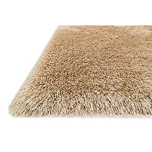 Loloi ALLURE SHAG Area Rug, 5'-0" x 7'-6", Beige
