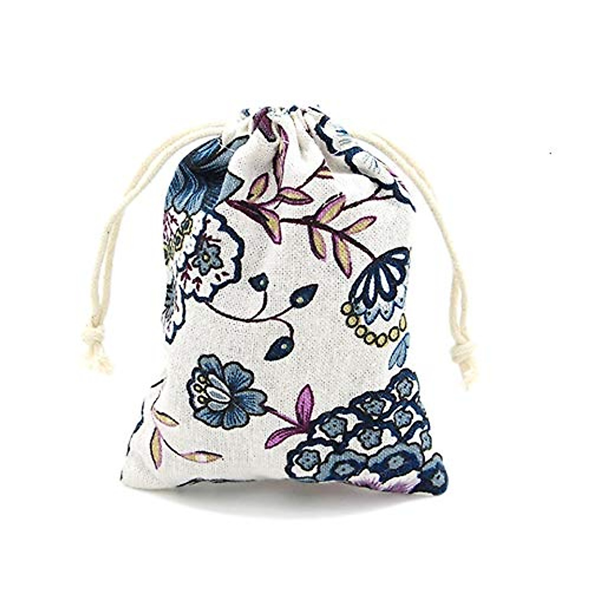 Burlaps Bags with Drawstrings- Jewelry Pounches Sacks Fabric Linen Packing Storage Gift Bag for Wedding Party Shower Christmas Birthday Thanksgiving Halloween DIY Craft, 27 Pcs (5 x 7 inch)