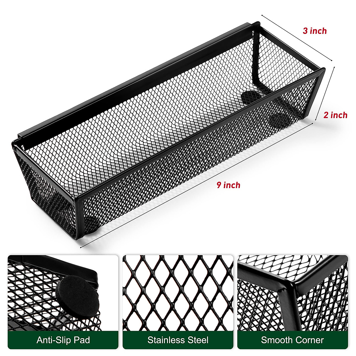 Greenual Silverware Organizer Utensil Kitchen Drawer Organizer Utensils Silverware Holder Tray Flatware Utensil Cutlery Organizer for Kitchen Drawer