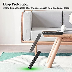 1PCS Protective Silicone Remote Case for Vizio 5.1 2.1 Home Theater Sound Bar Remote, for D21-H D51-H D512-H D510-H D20 Remote Control Shockproof, Washable, Skin-Friendly, Anti-Lost with Loop (Black)