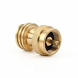 SILATU Propane Refill Adapter - Propane Tank Adapter for Disposable Throwaway Cylinder, 1LB to 20LB QCC1/Type1 Refill Adapter Universal for Propane Tank or BBQ Grill Propane Tree
