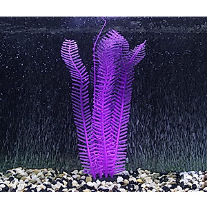Penn-Plax Aqua-Plants High End Silicone Flow Plant Bundle – Sways with Water Flow – Lifelike Movement with Bright Vibrant Colors – Great for Modern Aquariums - 4pk Bundle