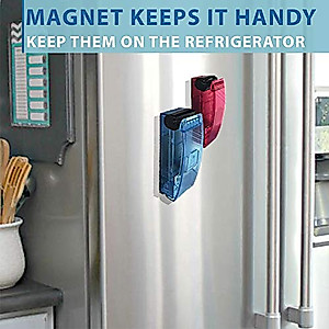 iTouchless Handheld Heat Bag Sealer (4-Pack) for Resealing Home Product Packaging, Airtight Plastic Packet Housewares or Travel Storage of Clothes, Make Up, Toiletries, Bathroom and Closet Items