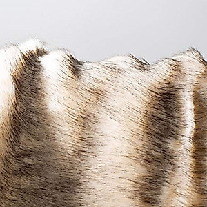 Safavieh Coco Tips Throw Blanket, Taupe