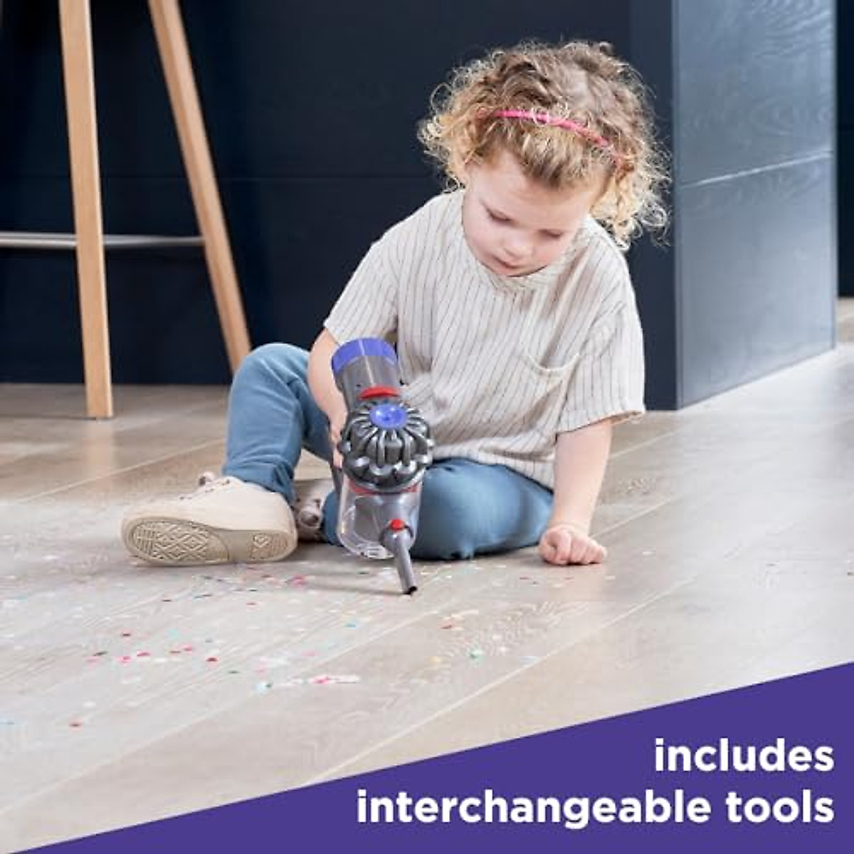 Casdon Dyson Cordless Vacuum Interactive Toy for Children Aged 3+