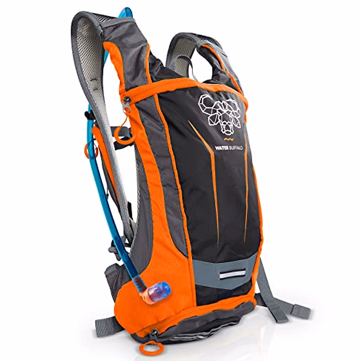 Water Buffalo Hydration Backpack | Hydration Pack & 2 Liter BPA Free Bladder | Multiple Pockets for All Your Essentials