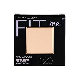 Maybelline New York Fit Me! Powder, 120 Classic Ivory, 0.3 Ounce