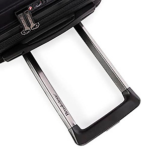 Brookstone Luggage Nelson 2pc Hardside Spinner Luggage, Black, 2 Piece Set