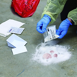 First Aid Only 214-U/FAO Body Fluid Clean Up Kit, 23-Piece Blood Pathogen Clean Up Kit in Plastic Case