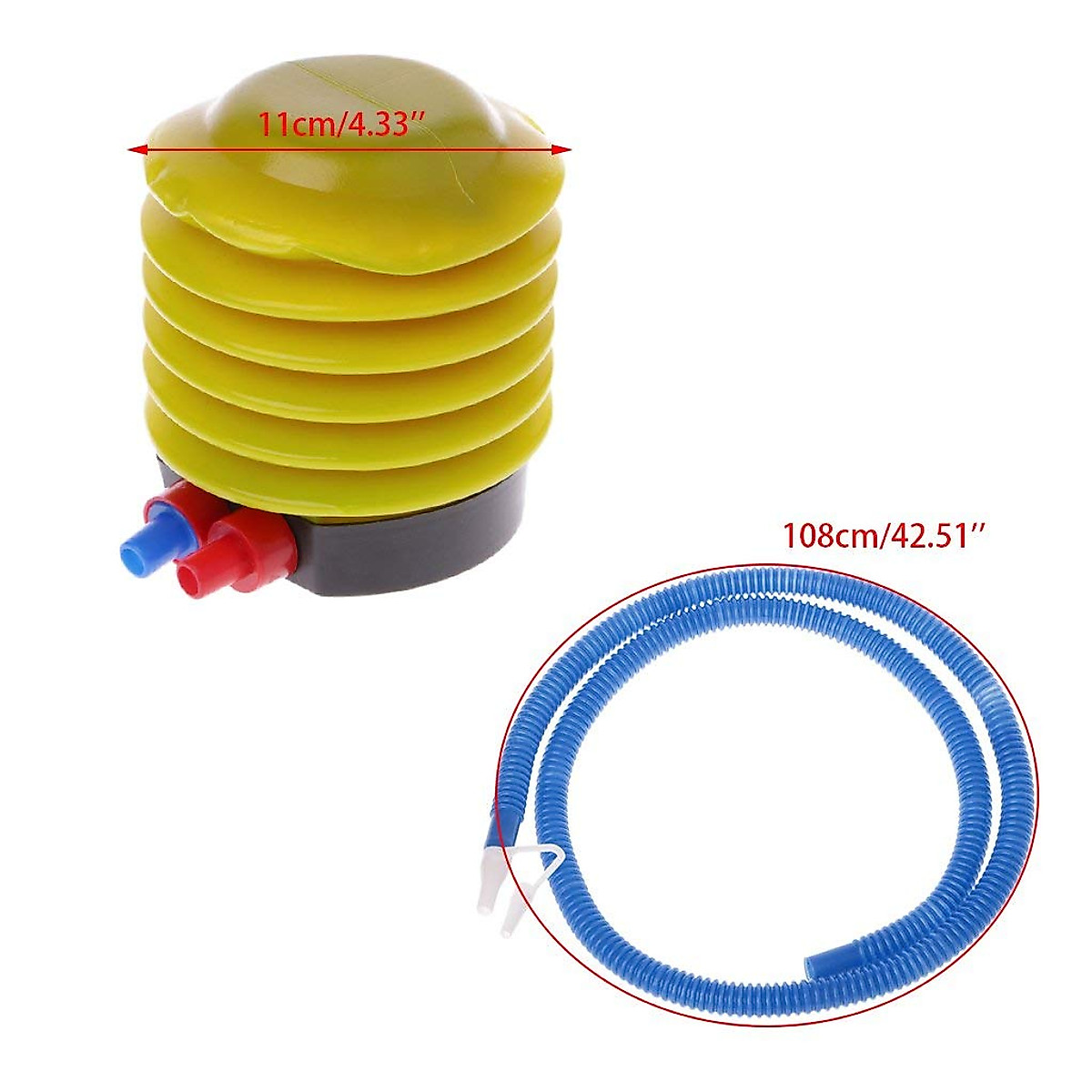 Foot Pump - Sports Inflatable Pump for Inflatables, Yoga, Bed, Mattress, Inflatable Boat, Exercise Ball, Balloon, Balls, Swimming Ring&Toys