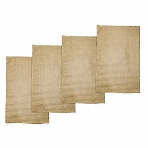 COTTON CRAFT Burlap Potato Sack Bag - Set of 4 Jute Potato Sack Race Bags - Large 24x39 Adult & Kids Sturdy Easter Outdoor Games Birthday Block Party Toy Storage