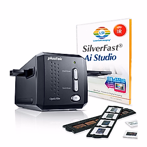 Plustek OpticFilm 8200i AI - 35mm Film & Slides Scanner. IT 8 Calibration Target + SilverFast Ai Studio 8.8, 7200 dpi Resolution 64Bit HDRi , Mac/PC