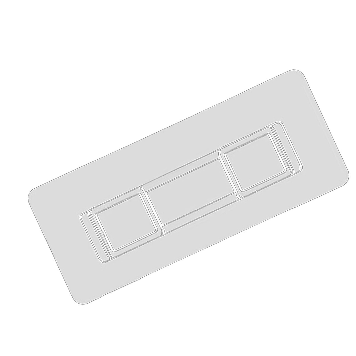 AUNMAS 6 Pack Shower Caddy Adhesive Replacement, Adhesive Shower Hooks Strong Adhesive Wall Hooks Waterproof Adhesive Hooks for Bathroom Tissue Box Toothbrush Holder