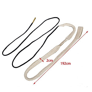 Aimee_JL New Bore Cleaner .32 Cal & 8mm Cal Gun Barrel Cleaning Rope Rifle/Pistol/Shotgun Brass Brush Cleaning Cord
