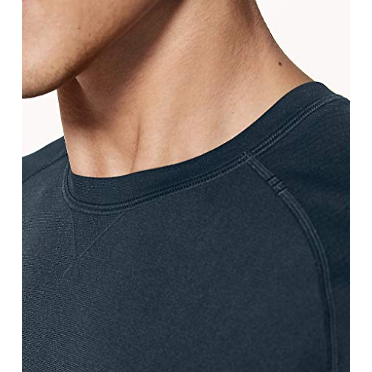 Lululemon Mens Metal Vent Tech Short Sleeve Shirt (Nautical Navy, XXL)