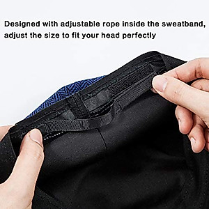 LADYBRO 2 Pack Black+Grey Tweed Newsboy Cap Retro Wool Hat for Men Flat Cap Ivy Hat Cap Golf Hat Size: 7 1/4, fits hc 21 5/8" - 22 3/4"