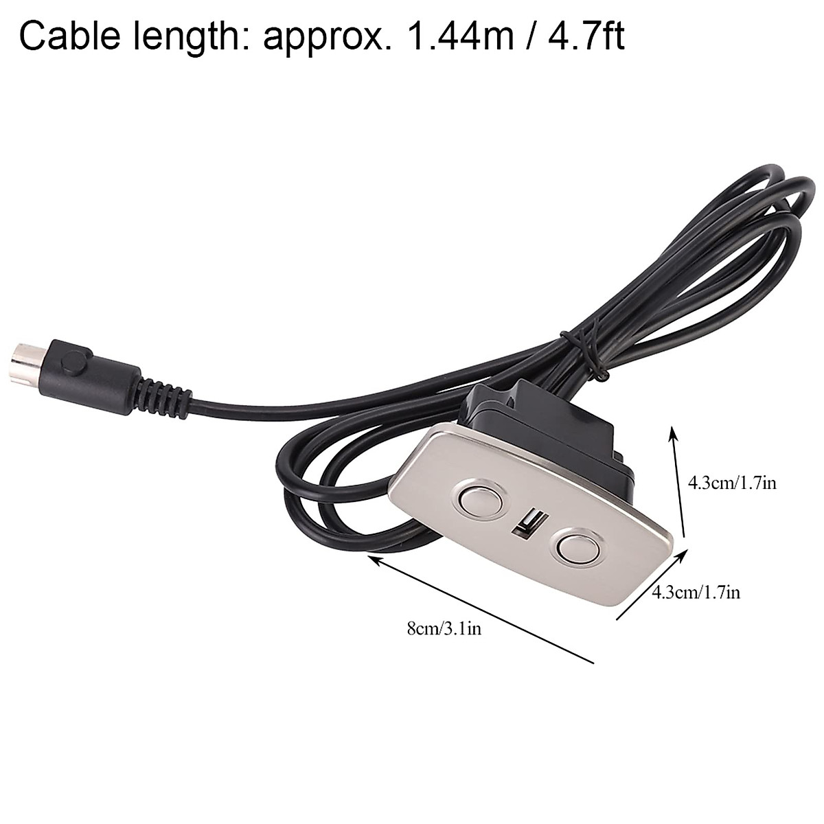 OKJHFD2 Button Lift Chair or Electric Recliner Hand Control, Electric Sofa Recliner Hand Control, Plug and Play Hand Control Recliner Replacement Parts with Dual USB Charging Ports