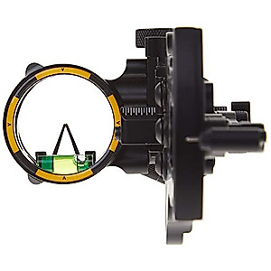 Trophy Ridge Alpha Slide Archery Bow Sight - A-Shaped .019” Single Pin Sight for Unbeatable Visibility, Right Hand