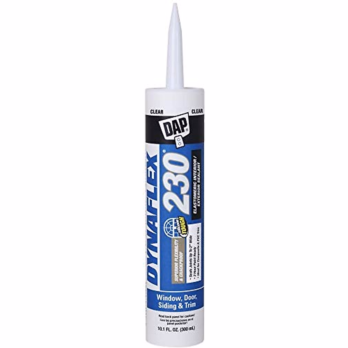 12 Pack of 10.1 oz Dap 18305 Dynaflex 230 Clear Premium Window, Door, and Trim Sealant