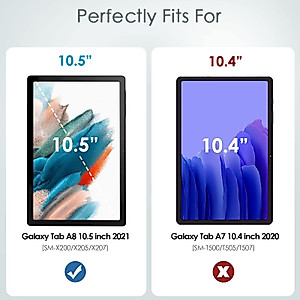 TPU Clear Case for Samsung Galaxy Tab A8 10.5 Inch 2022 (SM-X200/X205/X207), Shockproof Silicon Protective Skin Case/Slim Back Cover Shell for 10.5" Galaxy Tab A8 - Transparent