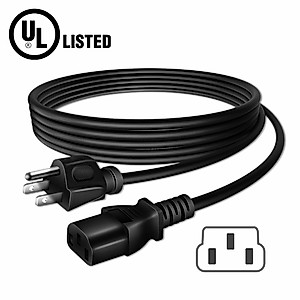 FITE ON UL 5ft 3 Prong AC Power Cord Cable Lead for Zojirushi NL-AAC10 Rice Cooker Mains
