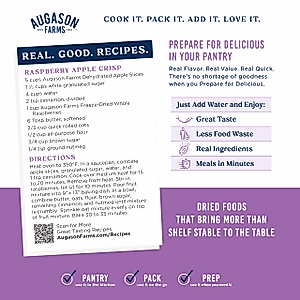 Augason Farms Freeze Dried Whole Raspberries #10 Can, 8 oz