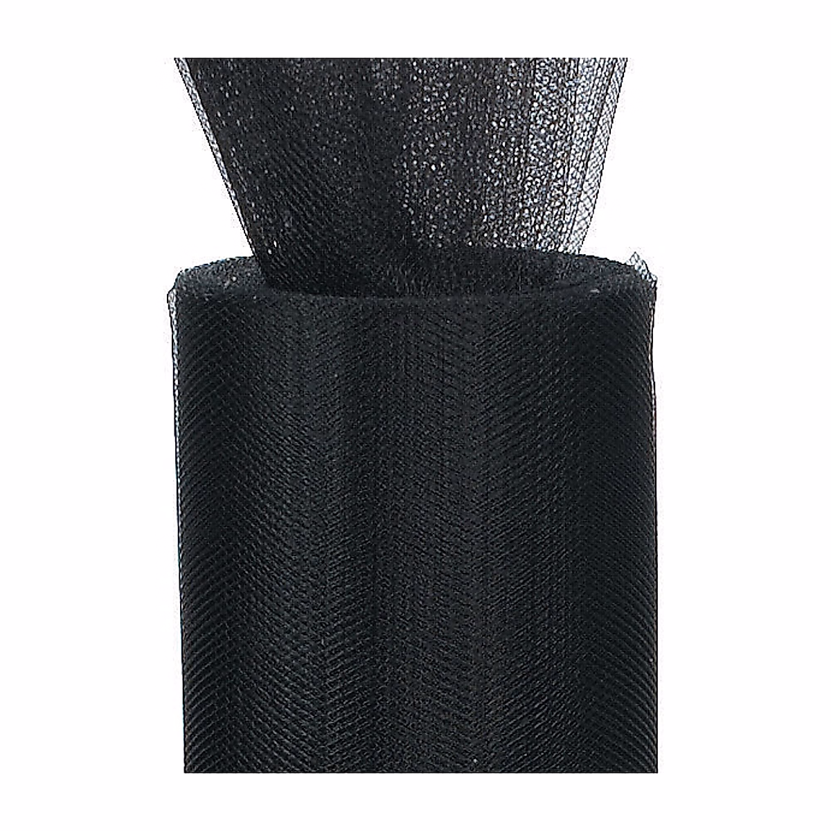 3in. Wide Tulle Fabric - 25 Yards (Black)