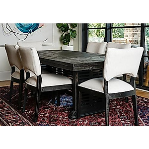 Posh Pollen Uptown Set of 2 Upholstered dining chairs, White