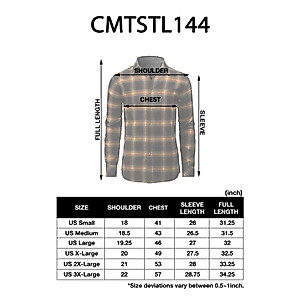 H2H Mens Casual Slim Fit Check Patterned Shirts Long Sleeve REDBLACK US S/ASIA M (CMTSTL144)