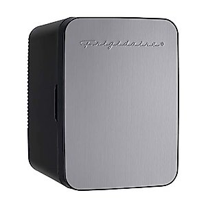 FRIGIDAIRE Portable 10L, 15-can Mini Fridge Brushed Stainless Rugged Refrigerator, EFMIS188-SS