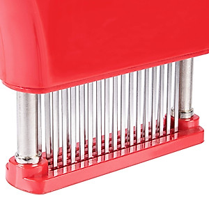 Chef-Master Meat Tenderizer Tool, Stainless Steel Sharp Needle Blade Tenderizer Tool for Beef, Chicken, Turkey, Pork, Fish, Professional Tenderizing Machine Cooking Set,