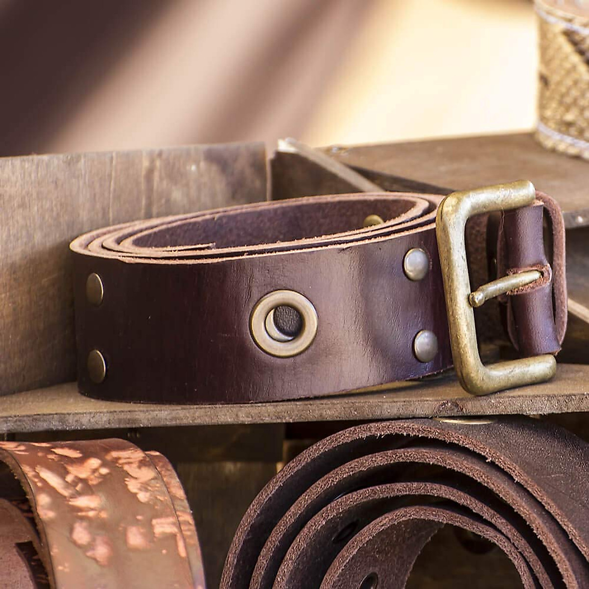 Paxcoo 480 Sets 3 Sizes Leather Rivets Double Cap Rivet Tubular Metal Studs with 3 Pieces Setting Tool Kit for Leather Craft Repairs Decoration, 4 Colors