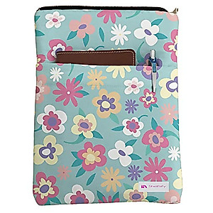 Colorful Floral Book Sleeve - Book Cover for Hardcover and Paperback - Book Lover Gift - Notebooks and Pens Not Included