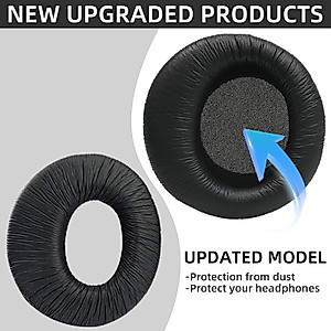 MDR-RF985R Replacement Ear Pads Cushion Cups Compatible with Sony TMR-RF985R RF985RK MDR-RF970R RF970RK 960R RF925RK RF925R Wireless Headphones, Repair Parts with Soft Leather Surface