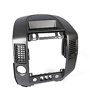 G-PLUS Center Dash/Radio Ac Bezel -W Spkr Bezel Compatible with 2004 2005 2006 OEM Nissan Titan/Armada 682578S800