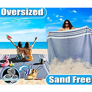 Yongoes Blue Throw Blanket Bedroom Decoration Living Room Accessories Sofa Couch Cover Chair Apartment Essential Home Finds Navy House Goods Nautical Shark Lake House Kids Teen Boy Nursery Decoration