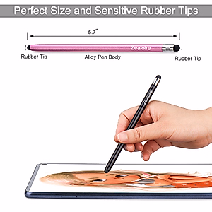 Stylus Pens for Touch Screens, Zealoire 2 in 1 Stylus High Precision Capacitive Stylus for iPad iPhone Tablets Samsung Galaxy All Universal Touch Screen Devices