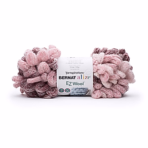 Bernat Alize EZ-Wool Yarn, Burgundy Peony