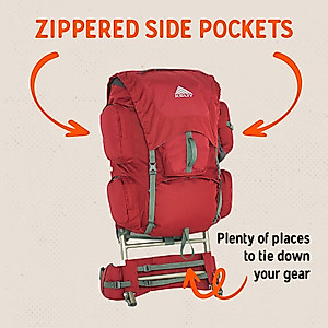 Kelty Trekker 65 Backpack, Garnet Red